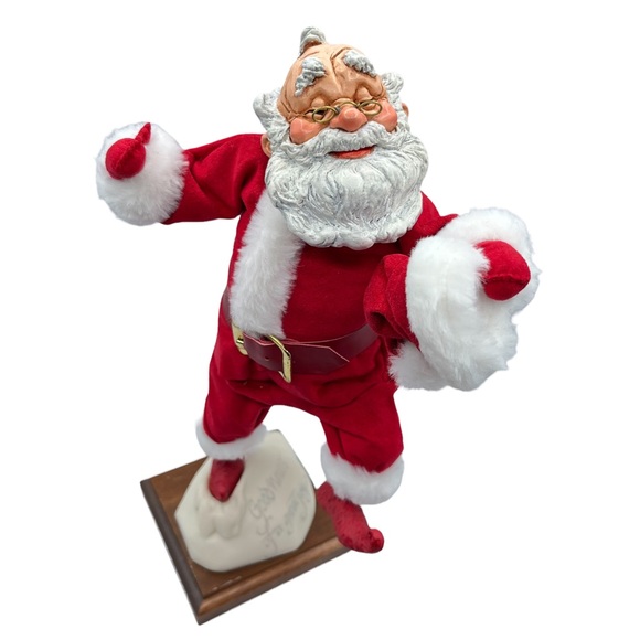 Simpich | Holiday | Vtg Signed Robert Simpich Good News Santa Belt ...